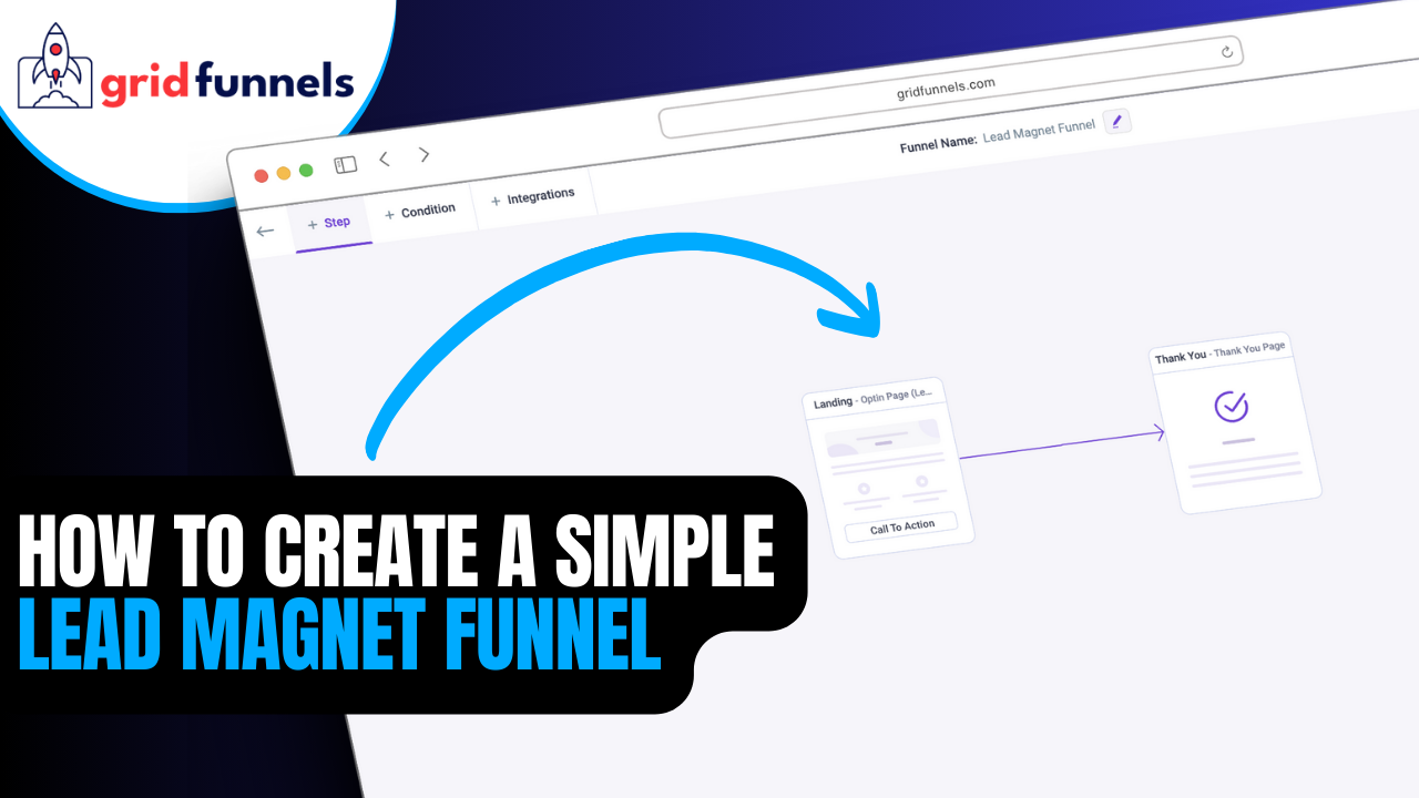 How to create a simple lead magnet funnel - GridFunnels